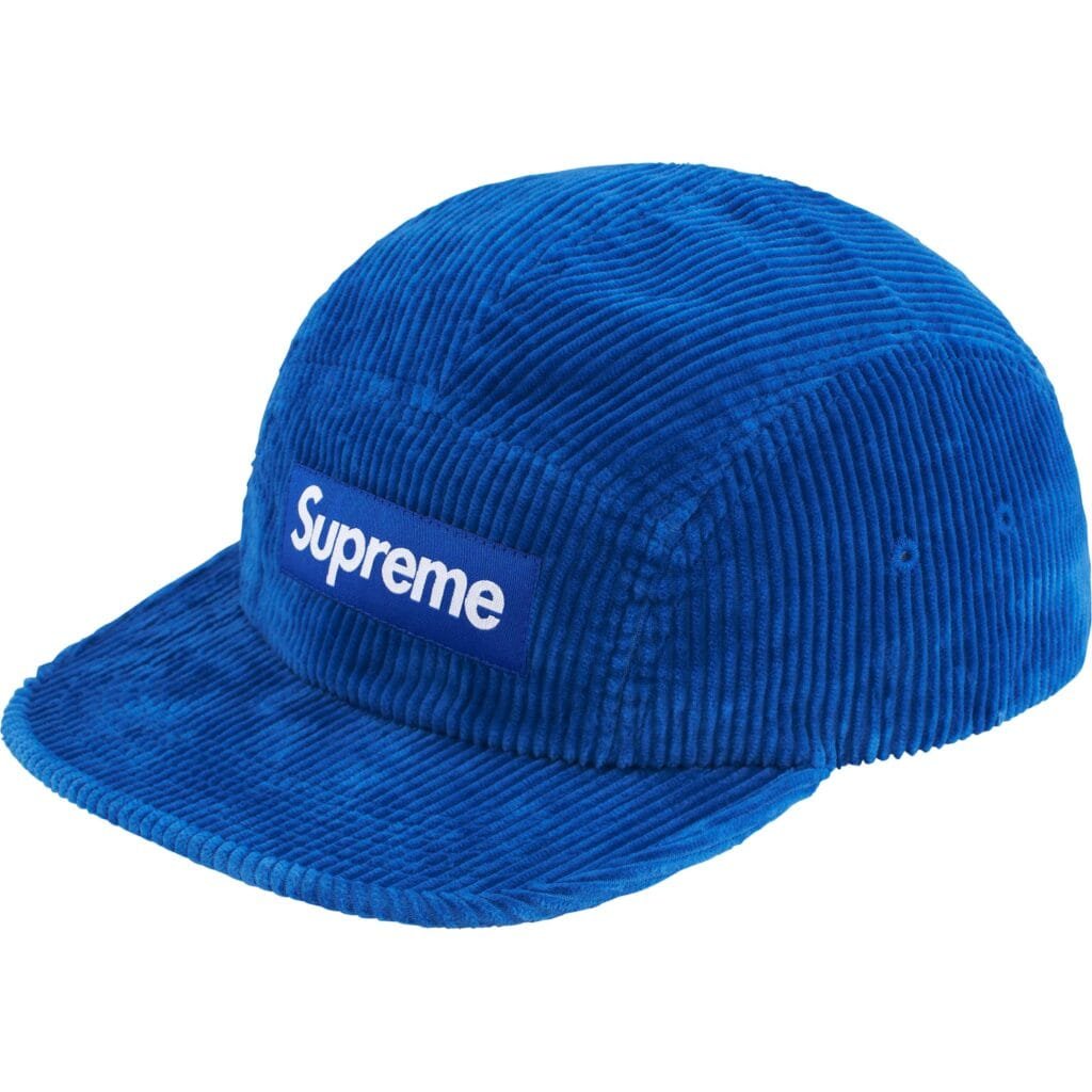 Bone Supreme Veludo Cotelê Azul - Compre Online | Topas Run | 100% ...
