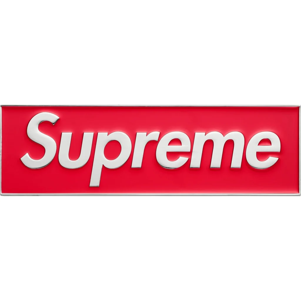 Emblema Para Carro Supreme Vermelho - Compre Online | Topas Run | 100% ...