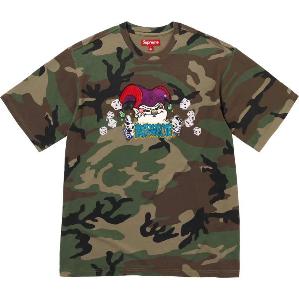 Camiseta Supreme AOI Jester Camuflada - Compre Online | Topas Run | 100 ...